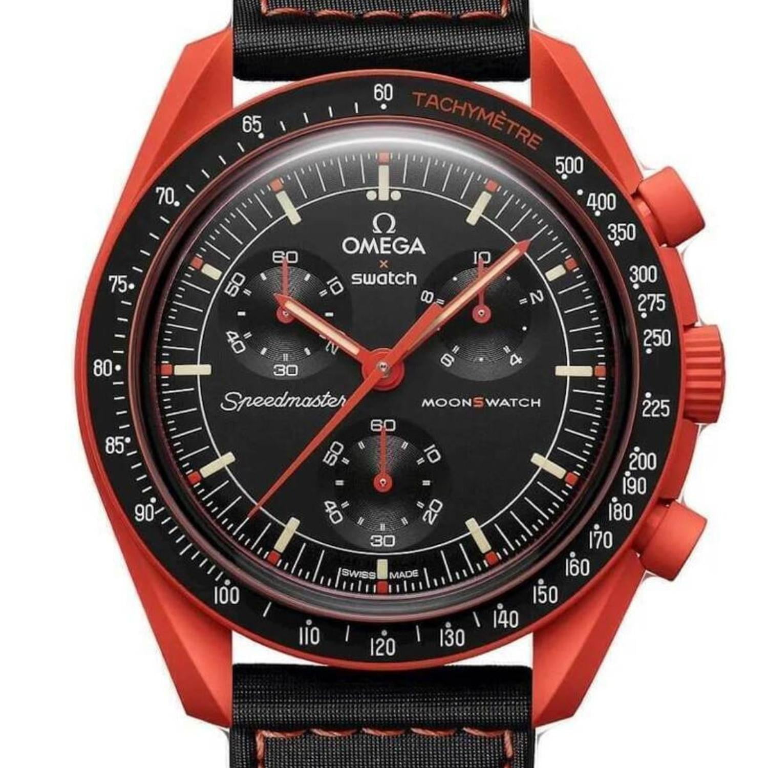 Reloj Swatch Unisex Moonswatch Mission on Earth LAVA S0330100 | Lider