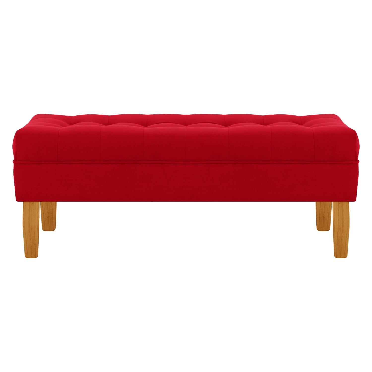 Banqueta Wood 2c Felpa 04 Rojo | Lider