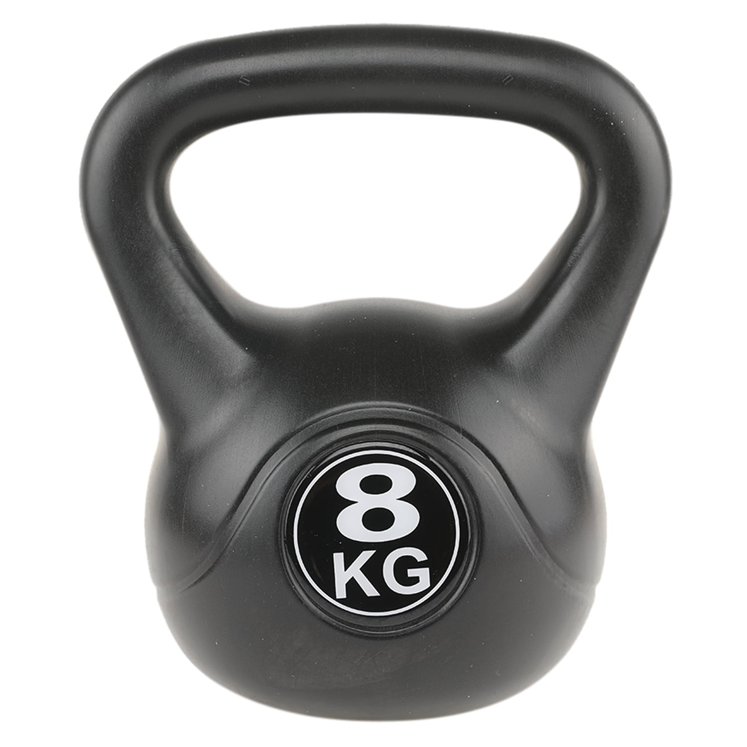 Kettlebell Mancuerna Pesa Rusa Cemento 8 Kg Negro | Lider