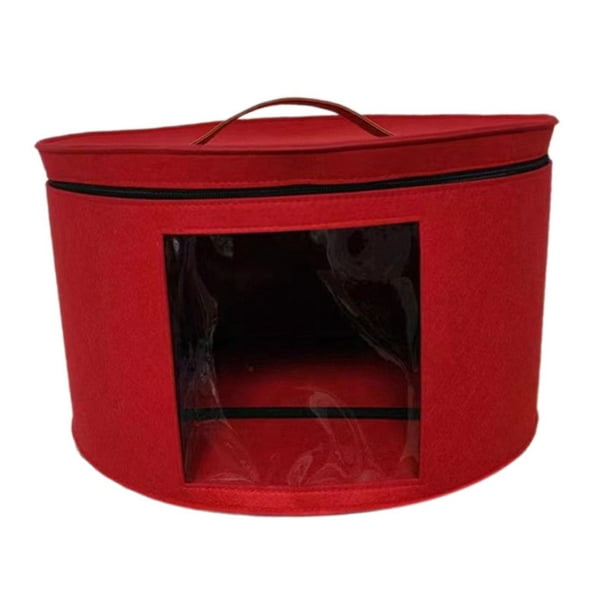 Caja Para Sombreros Caja Para Sombreros Redonda De Fieltro Apilable ...