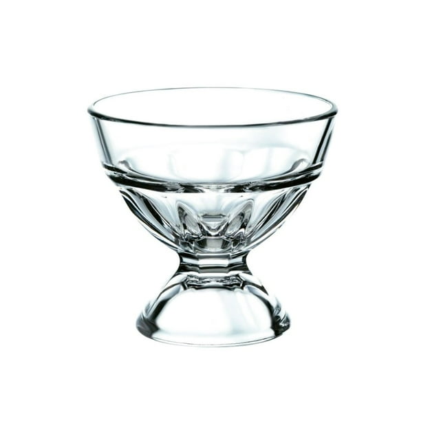 Set De 6 Copa Vidrio Helado Postre Mod Ice Cream Cup 107 Mm. | Lider