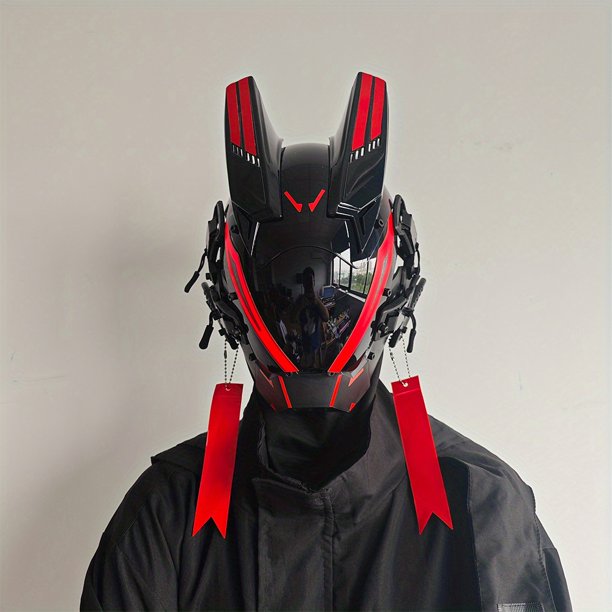 LED Halloween Party Decoration Masks Cool Handmade Cyberpunk Masks ...