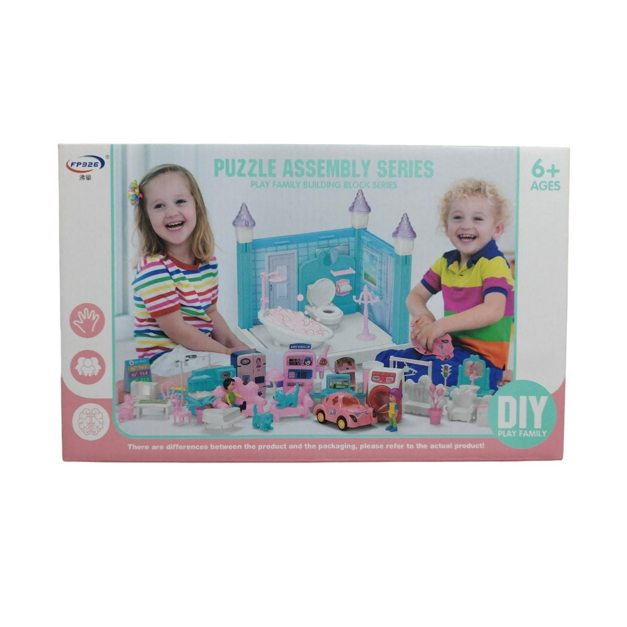 Juego Armable Estacion de Servicio 25 Piezas | Lider
