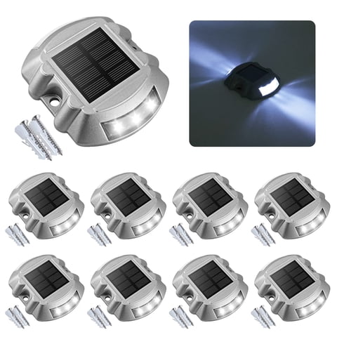Volisun - Luces Solares Para Terraza Paquete De 8 6 Led