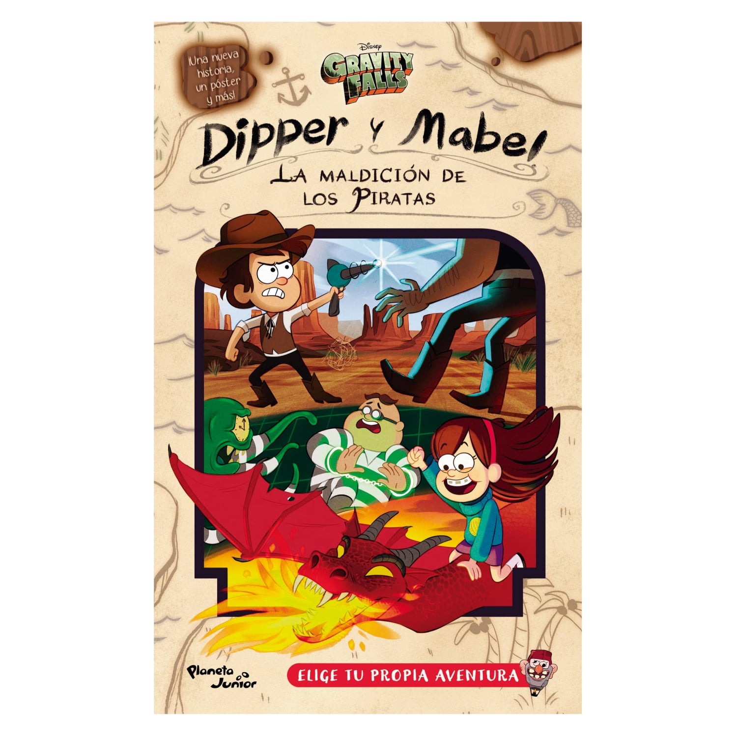 Libro Gravity Falls. Dipper y Mabel. La Maldición De Los | Lider