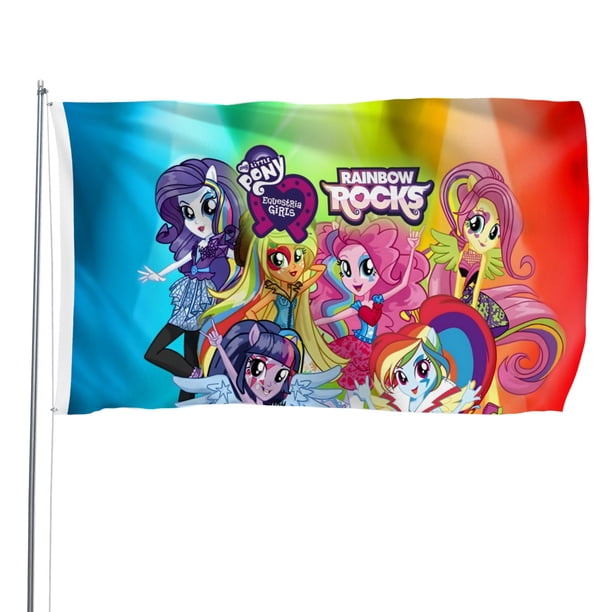 Equestria Girls Bandera impresa con temática, regalo perfecto para ...