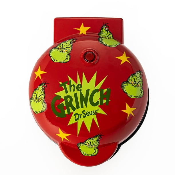 Máquina para hacer gofres Uncanny Brands Dr. Seuss Grinch 120 V | Lider