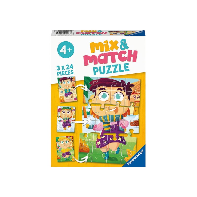 Puzzle Mix & Match - Ropa colorida | Lider