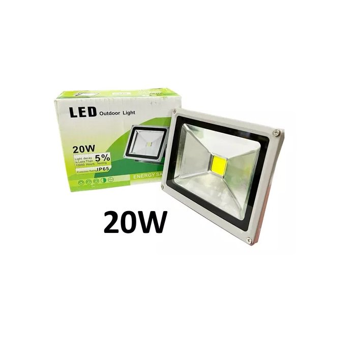 Foco Led Plano Reflector 20w Exterior 2000lm | Lider