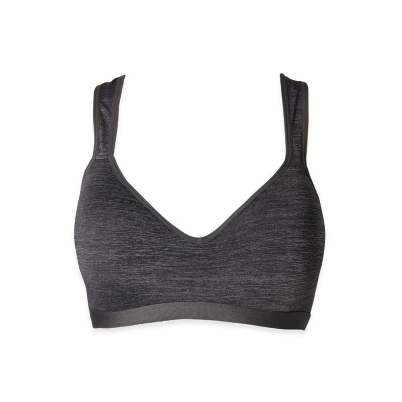 Sostén Deportivo Gris Algodón Talla 36B | Lider
