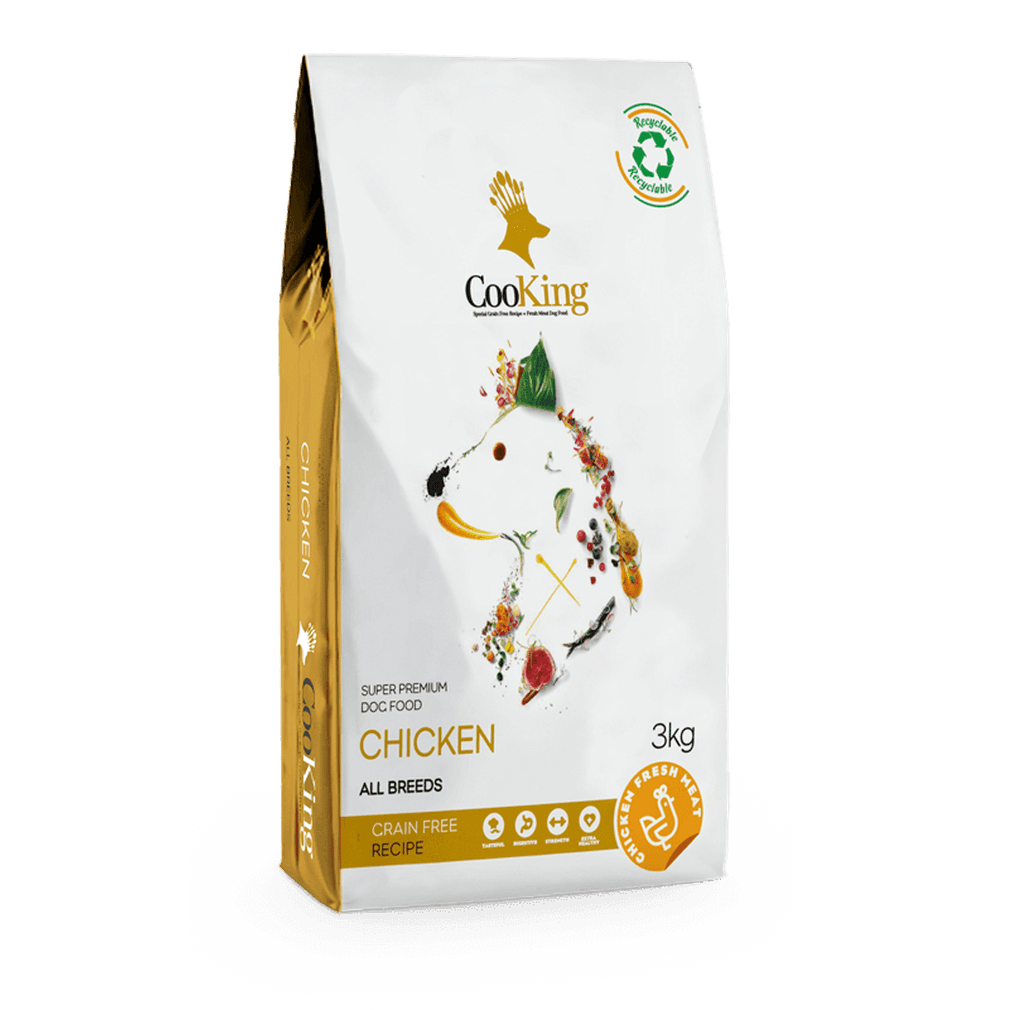 Cooking Perro Adulto Chicken 3Kg | Lider