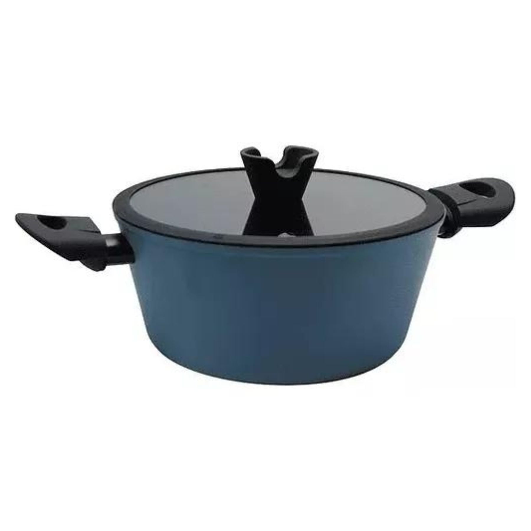 Olla Diamond Collection 28cm Cocina Antiadherente Azul Keep | Lider