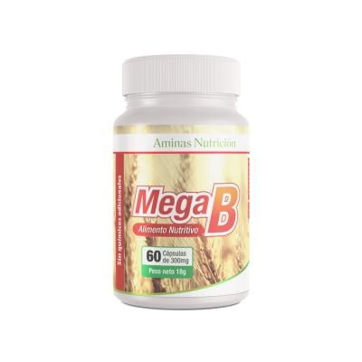 MEGA B - VITAMINAS DEL COMPLEJO B - 60 cápsulas de 300mg | Lider