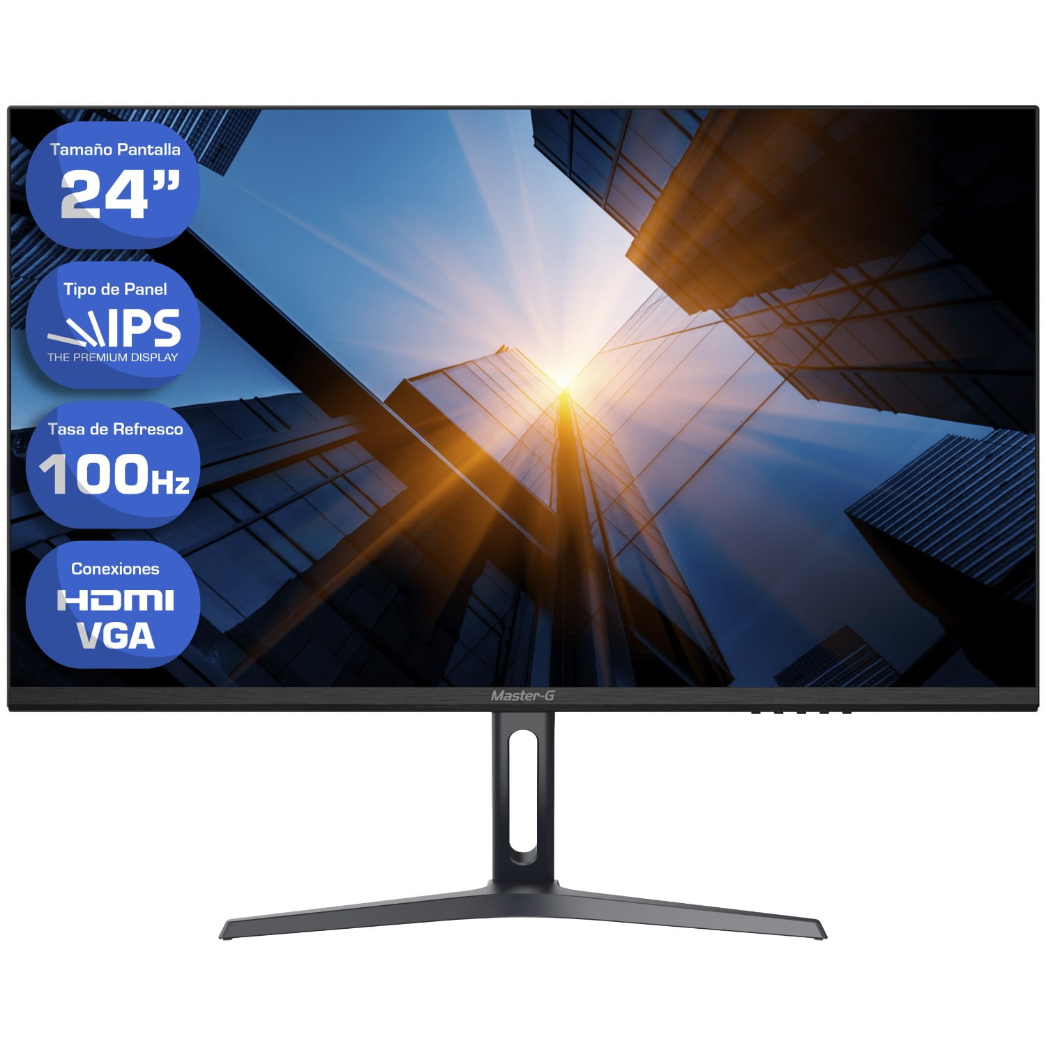 Monitor de PC 24" Full HD IPS 100Hz 5,5ms MGME2440 Master-G | Lider