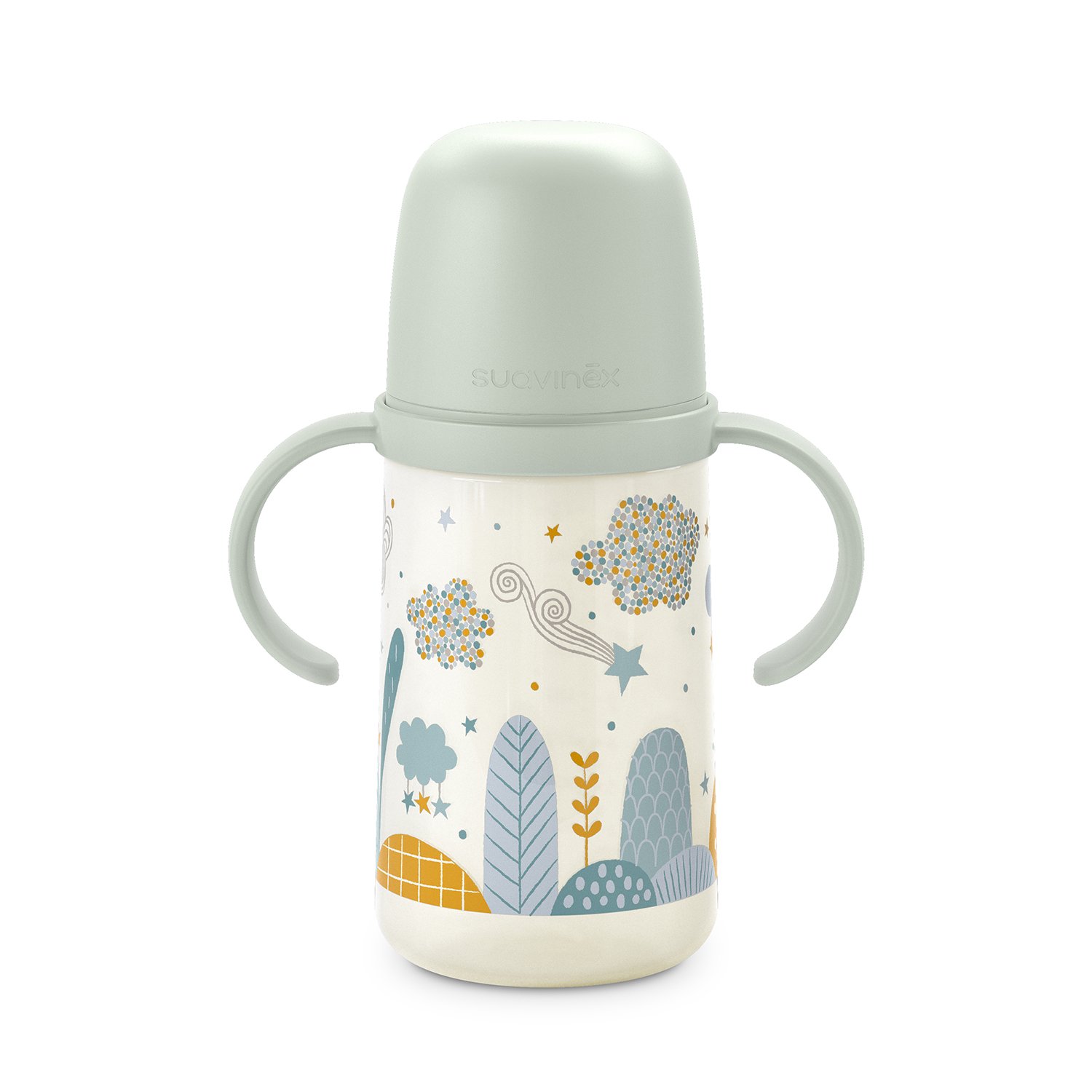 Biberon Asas 270 Ml Silicona +6 Meses Dreams Blue | Lider