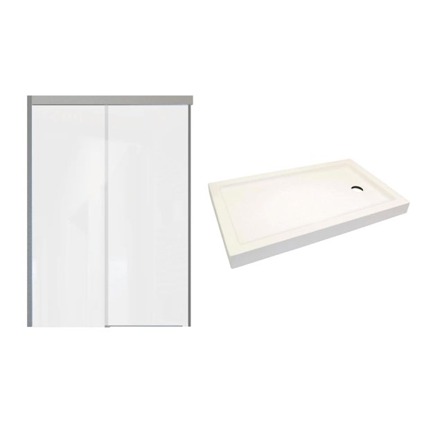 Pack Baño Guadalupe | Mampara + Receptáculo | Lider