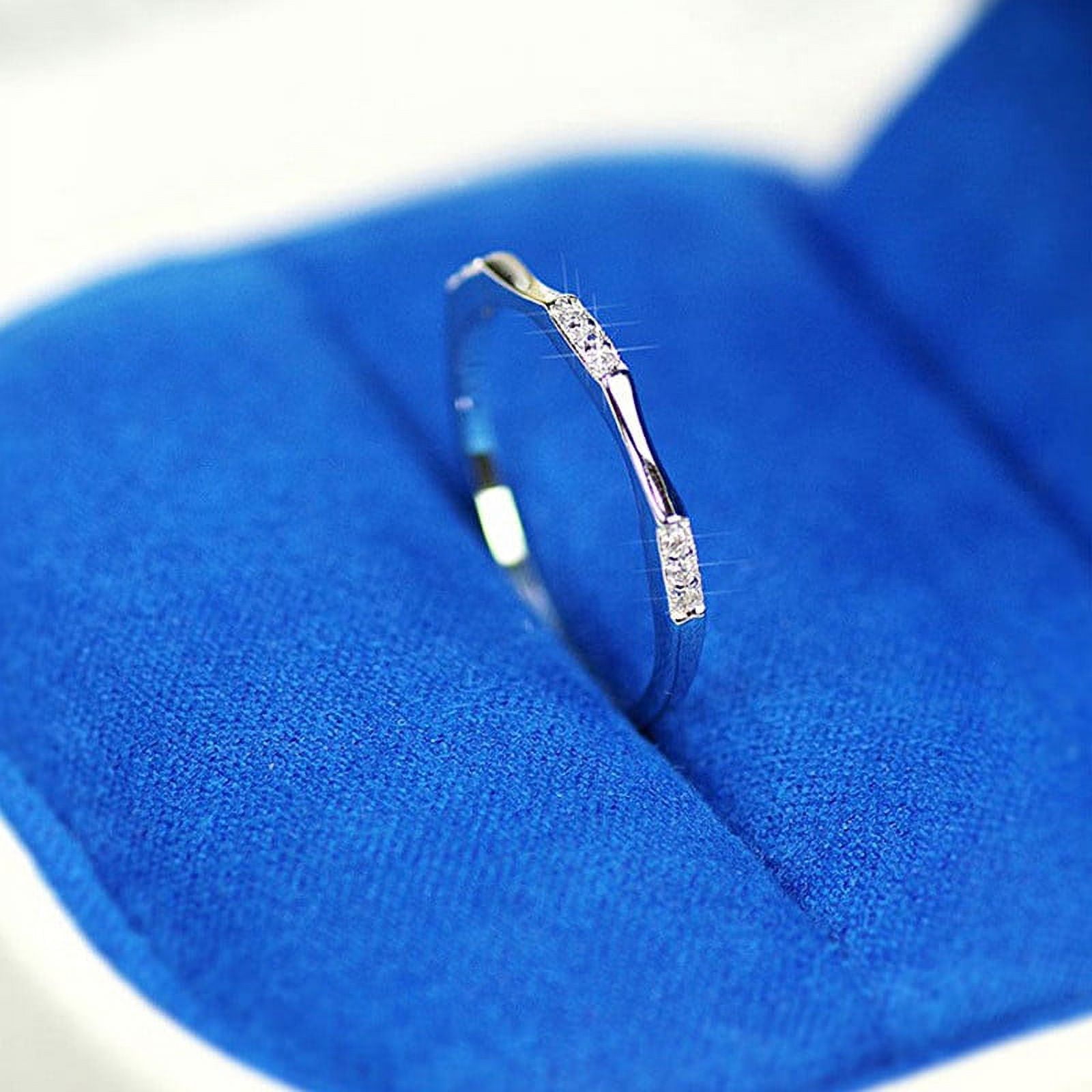 Gorgeous Golden Sparkle 9-Piece Diamond Ring Set - A Stunning Look for ...