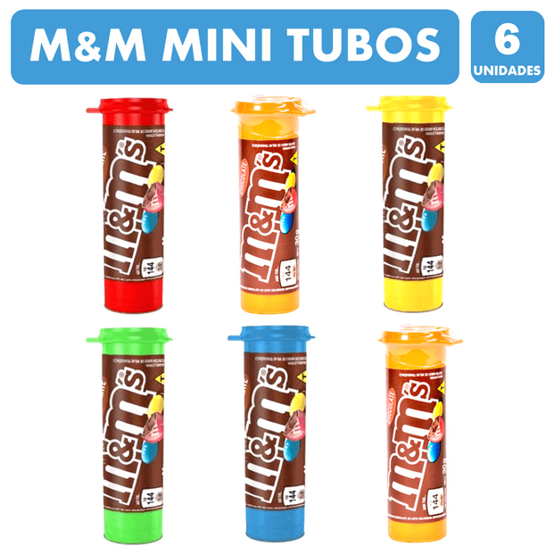 M&M En Formato Mini Tubos (Pack Con 6 Unidades) | Lider