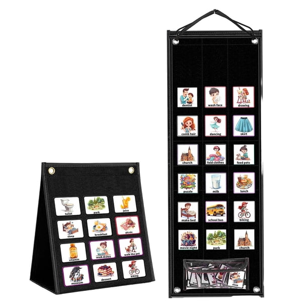 Horario visual para niños, tablero de planificación diaria, herramienta ...