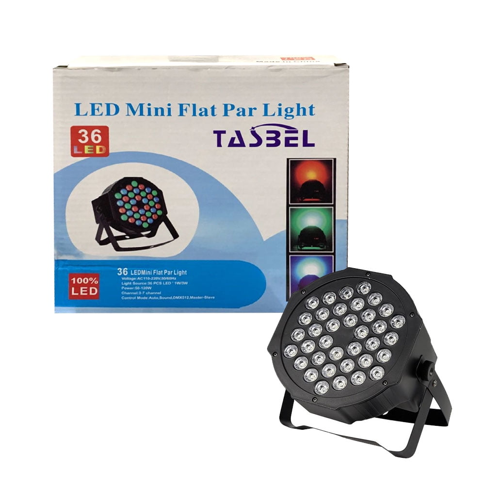 Foco Fiesta 36 Led Rgb Dmx Luces Audioritmico Carrete | Lider