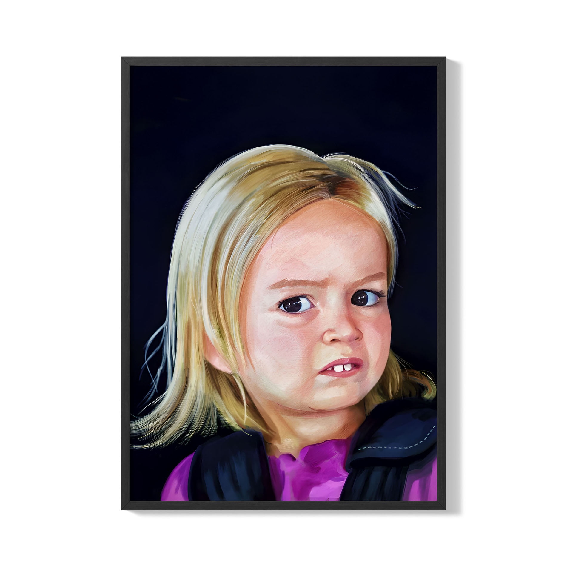 Cuadro Poster Enmarcado Meme Chloe Decorativo | Lider