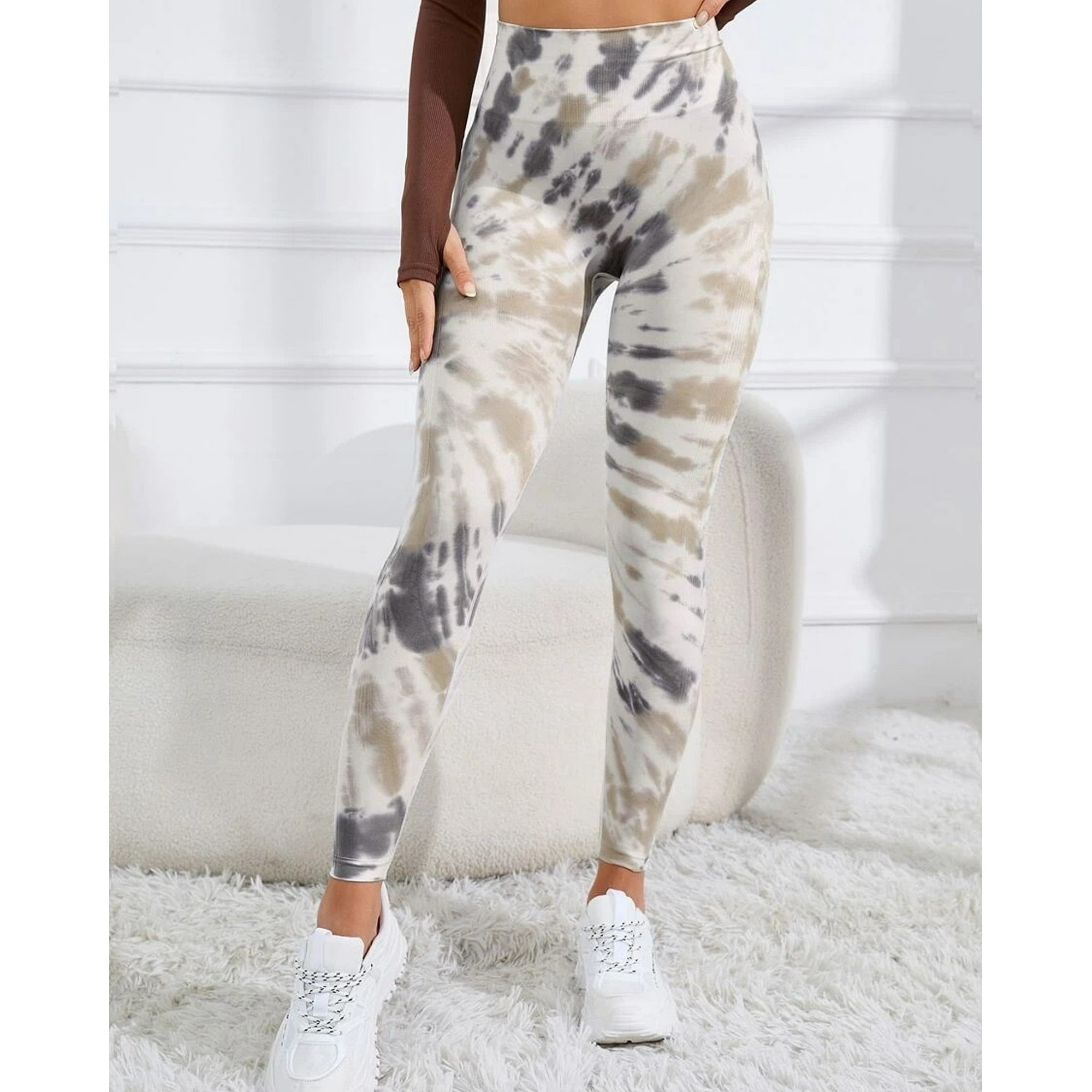 Calzas Deportivas Push Up Mujer Estampado Manchado | Lider