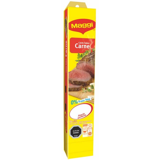 Caldo en Tabletas Sabor Carne 48 Un Caja, 480 g | Lider