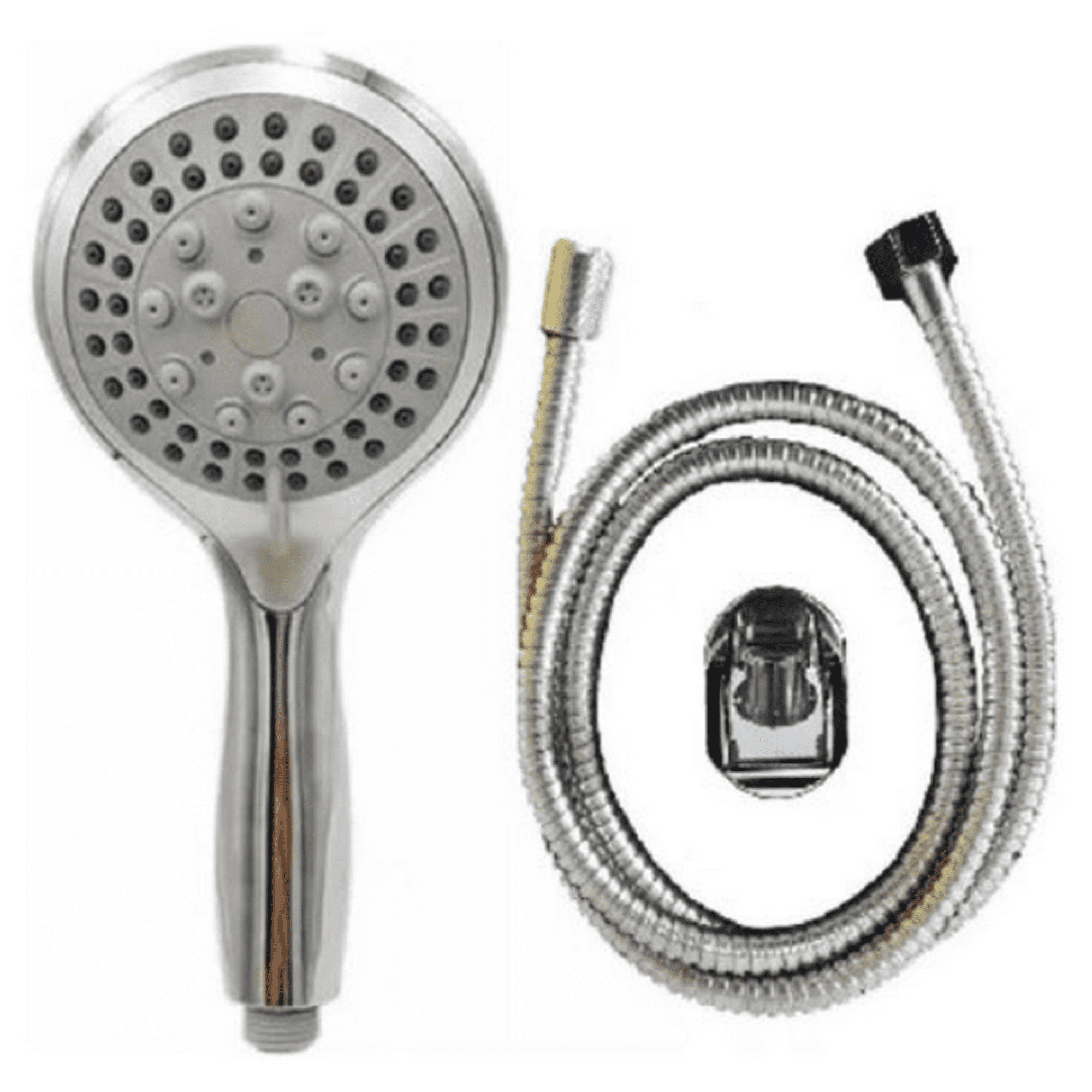Kit Manguera Flexible Y Ducha Challa 1.85 Metros + Soporte | Lider