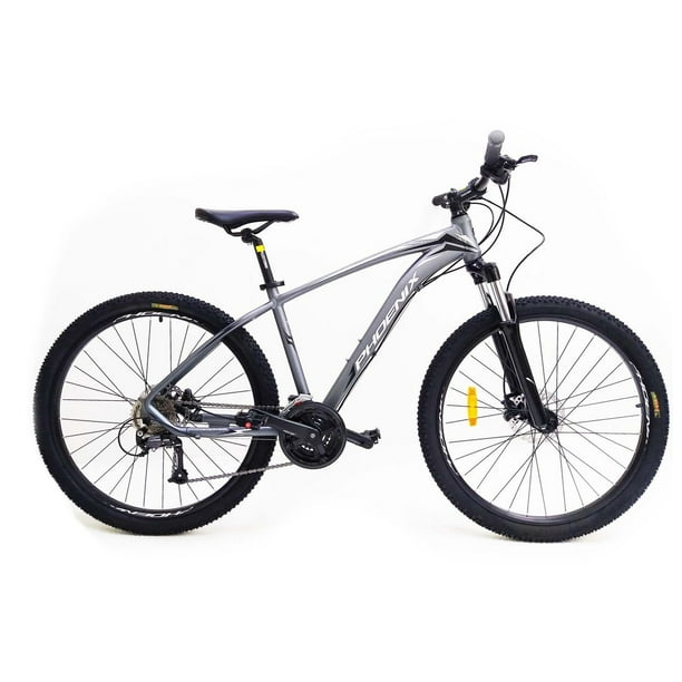 Bicicleta Phoenix 27.5 MTB 27 Velocidades Negro/Gris | Lider
