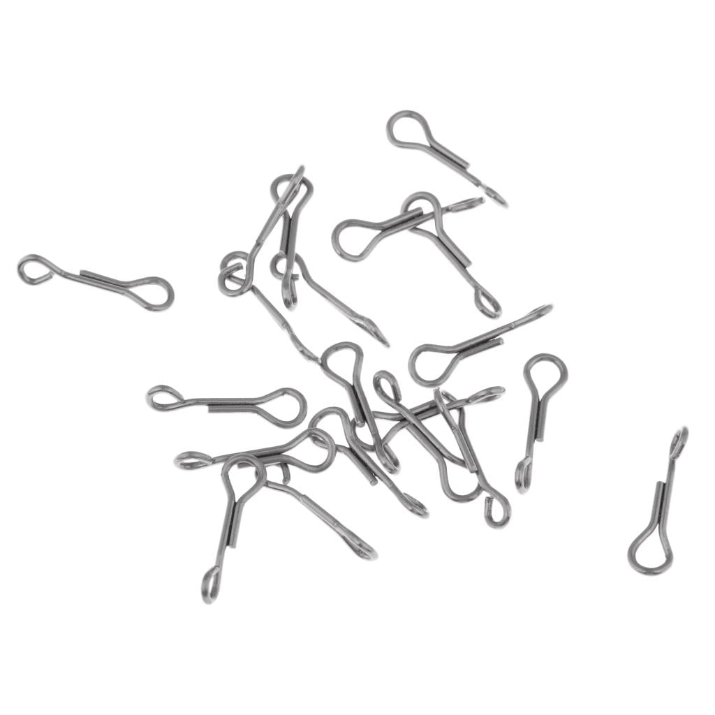 20pcs calavera de pescado articulado espinas de pescado para la mosca ...