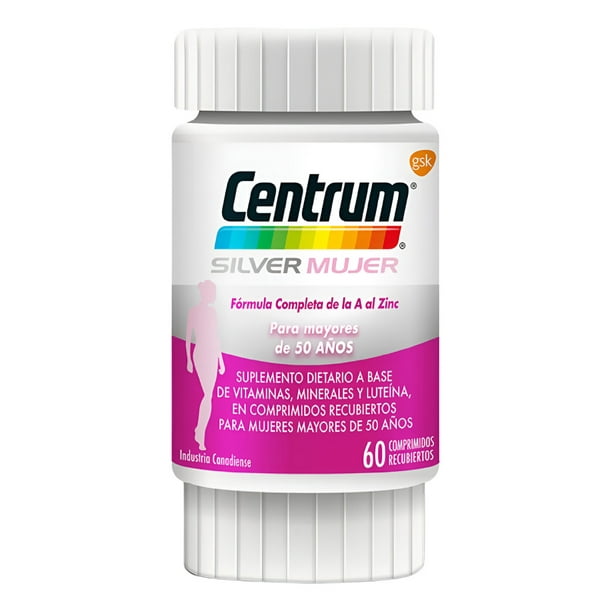 Centrum Silver Mujer Multivitamínico 60 Comprimidos | Lider