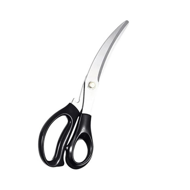 Tijeras Grandes Curvas Multiuso Acero Mango Negro 24cm | Lider