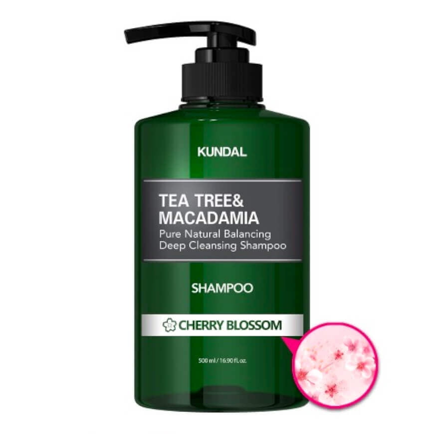 Shampoo Coreano Con Extracto De Árbol De Té Y Macadamia - (cherry ...