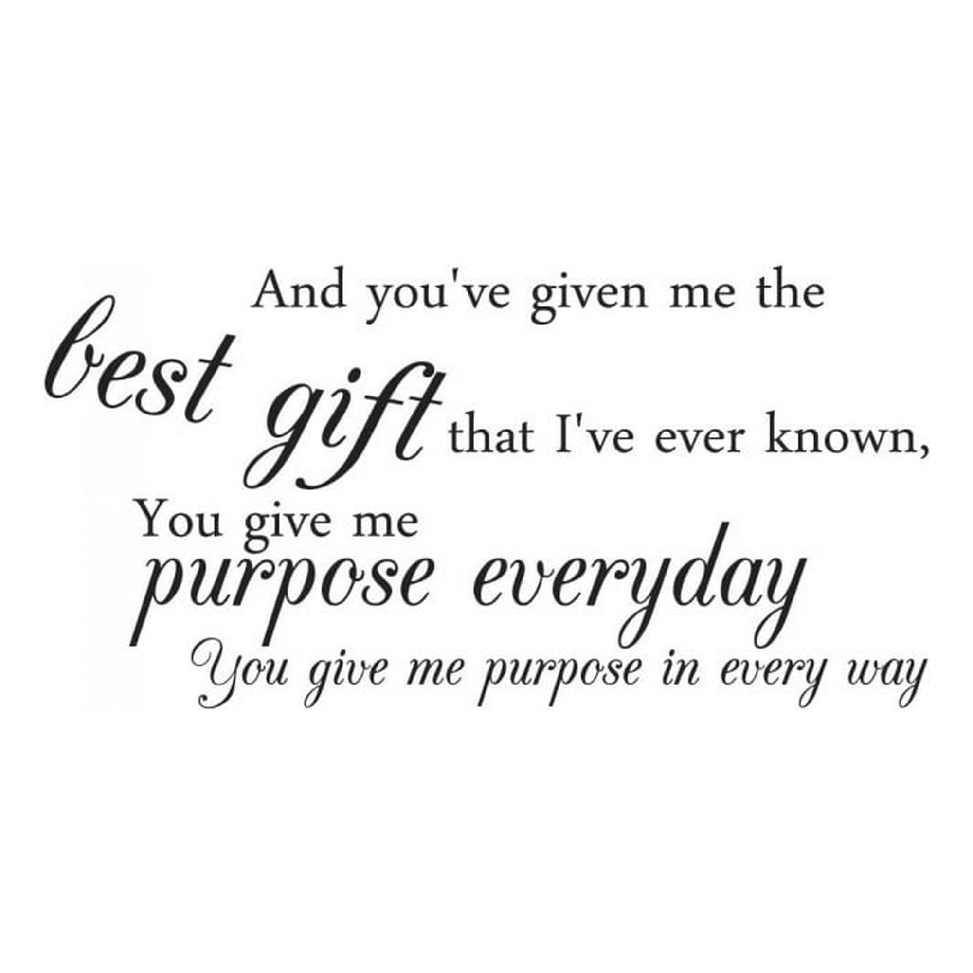 Decomural Justin Bieber Purpose Song Lyrics WS-40837 | Lider