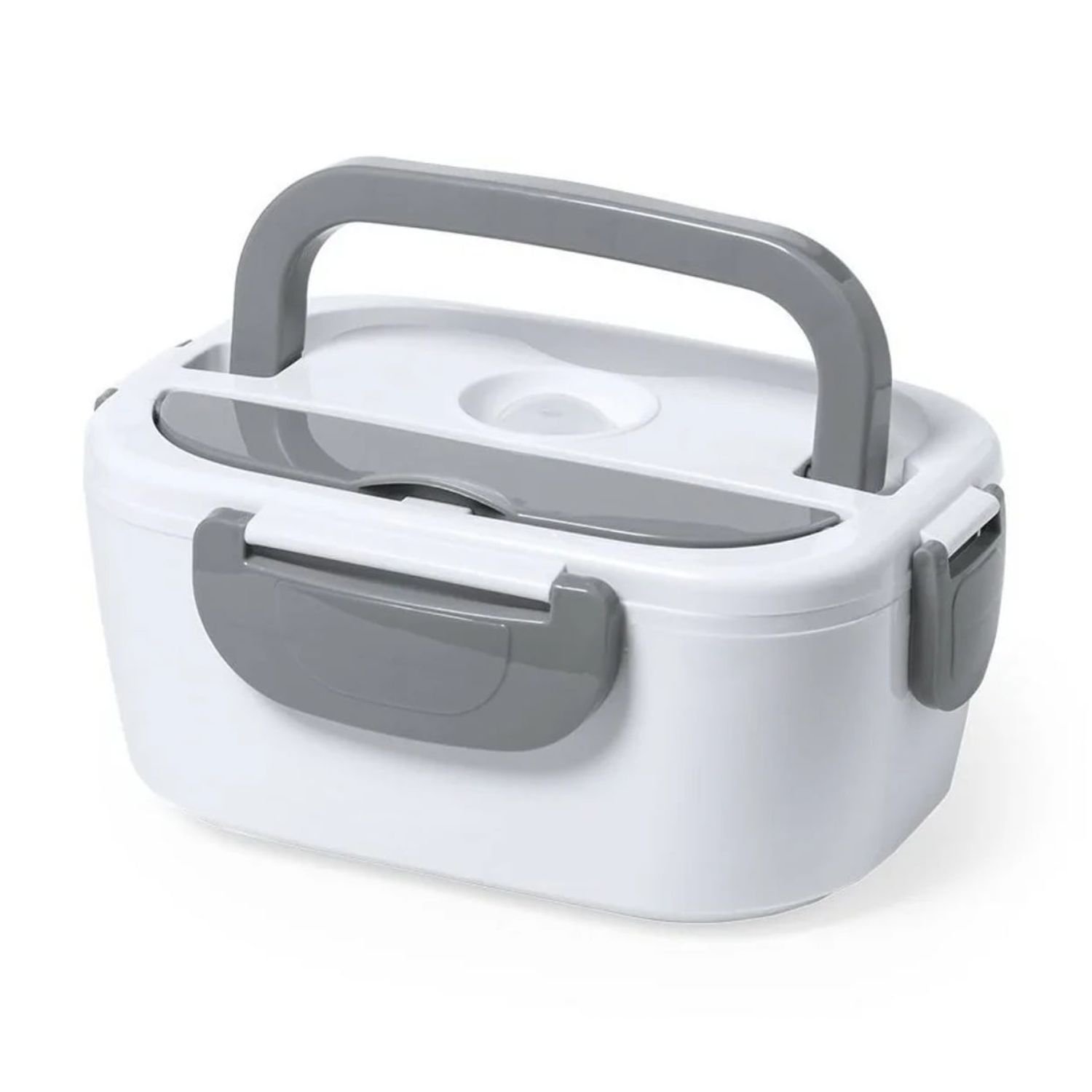 Contenedor Tupper Calentador Comida Eléctrico Calpy 1000 ml Gris | Lider