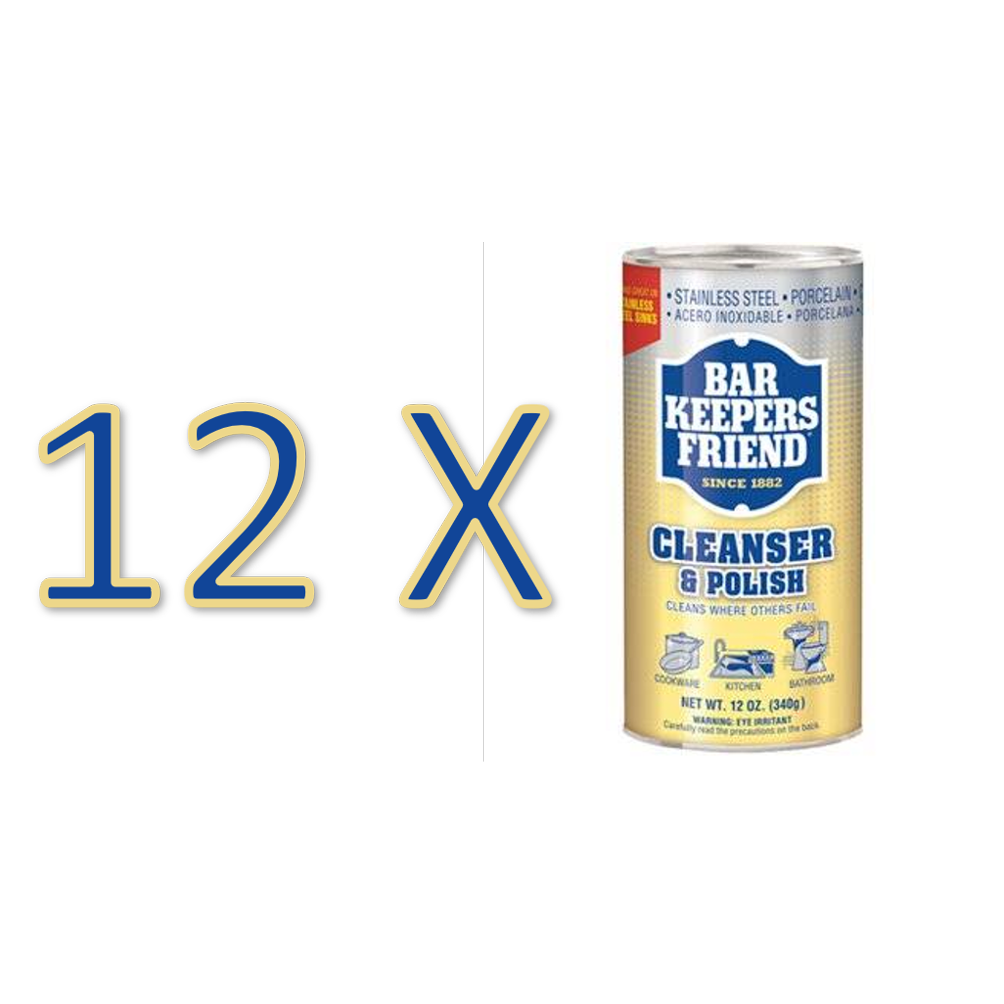 Pack Limpiador y Pulidor Bar Keepers Friend 12 x 340 gr | Lider