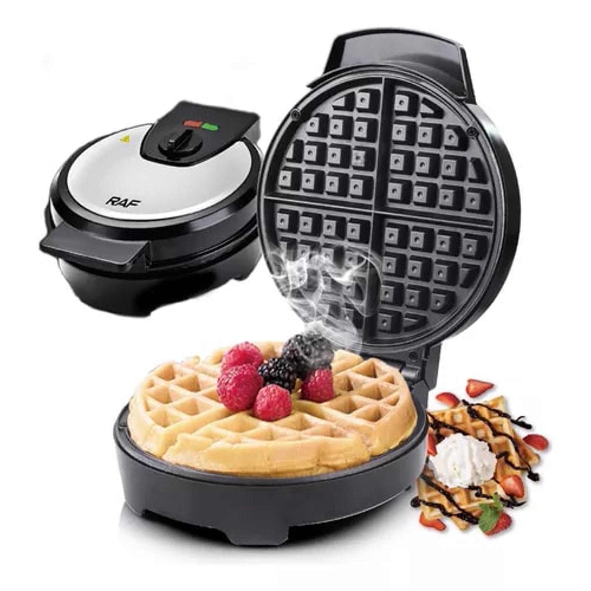 Waflera Mini Maquina Hacer Waffles , Desayuno Cocina | Lider