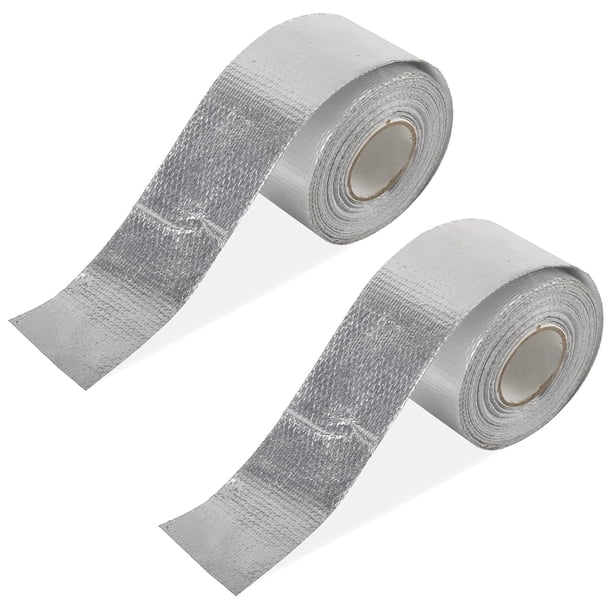 Cinta autoadhesiva reflectante de calor (2 rollos), resistente al calor ...