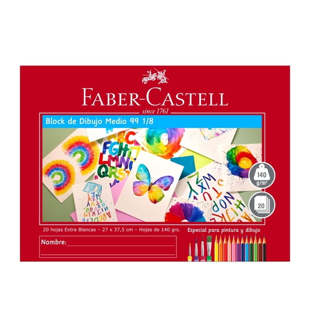 Block de dibujo Faber-Castell medio 99 1/8 | Lider