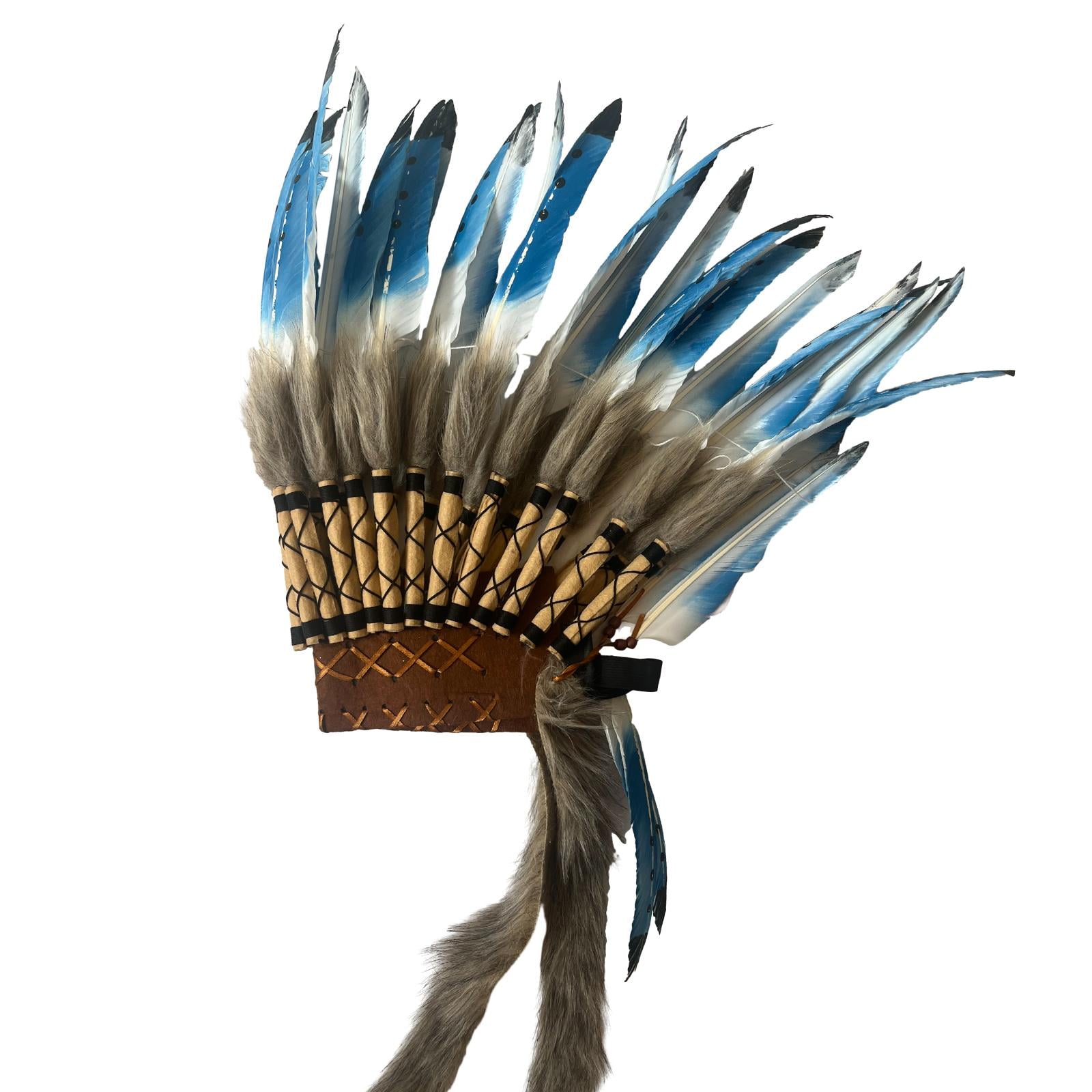 Sombrero Indio De Jefe, Tocado De Plumas Para Disfraces, Cosplay ...