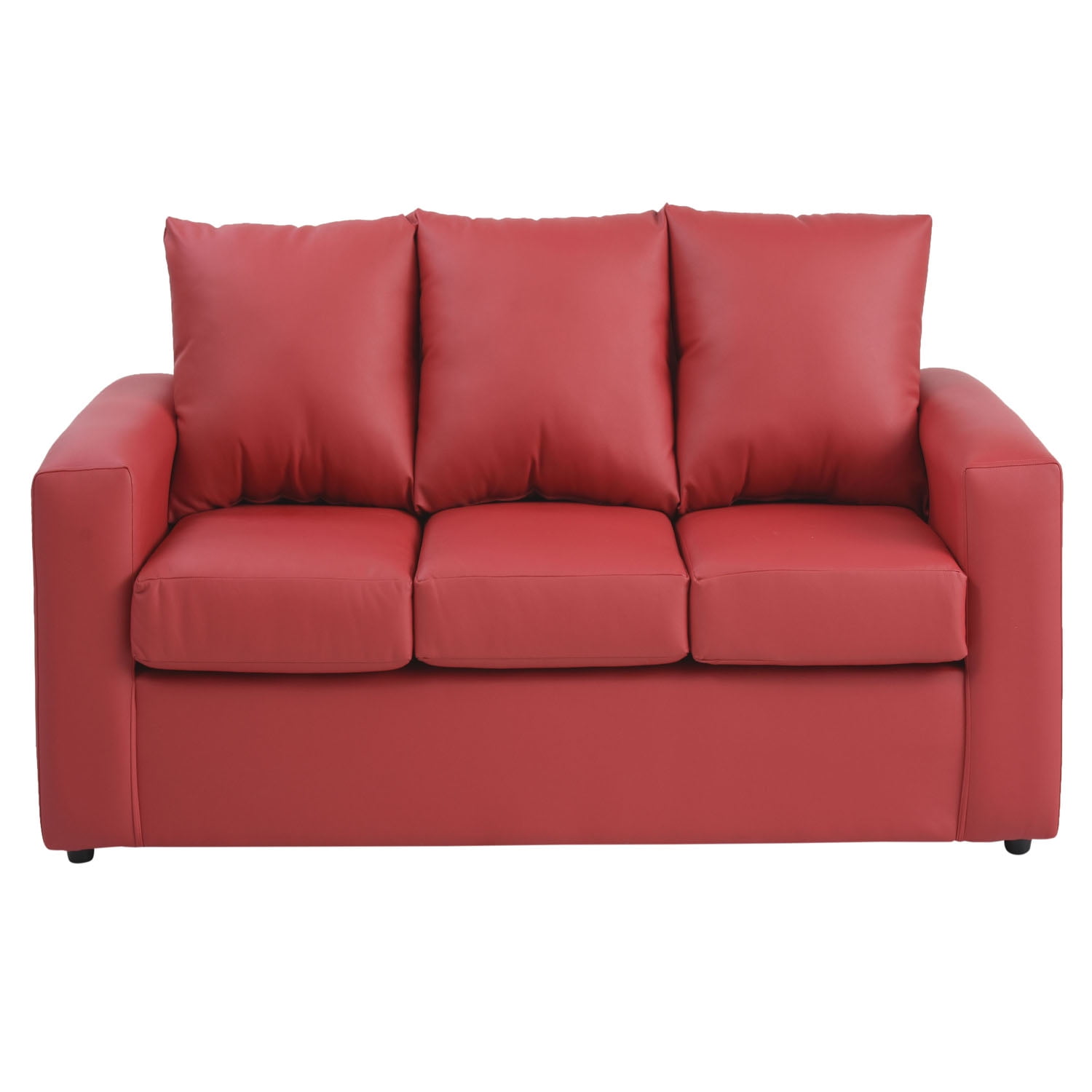 Sofa Kendy 3c Pu 30 Rojo | Lider