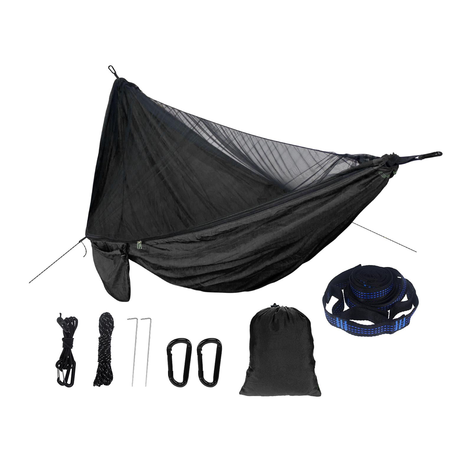 Hamaca Para Acampar Con Red, Cama Colgante Para Dormir, Columpio, Color ...