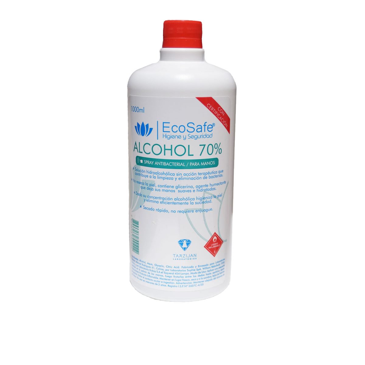 Alcohol 70% EcoSafe 1LT | Lider