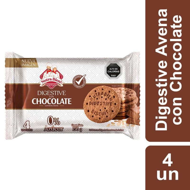 Pack Digestive Choco, 156 g | Lider