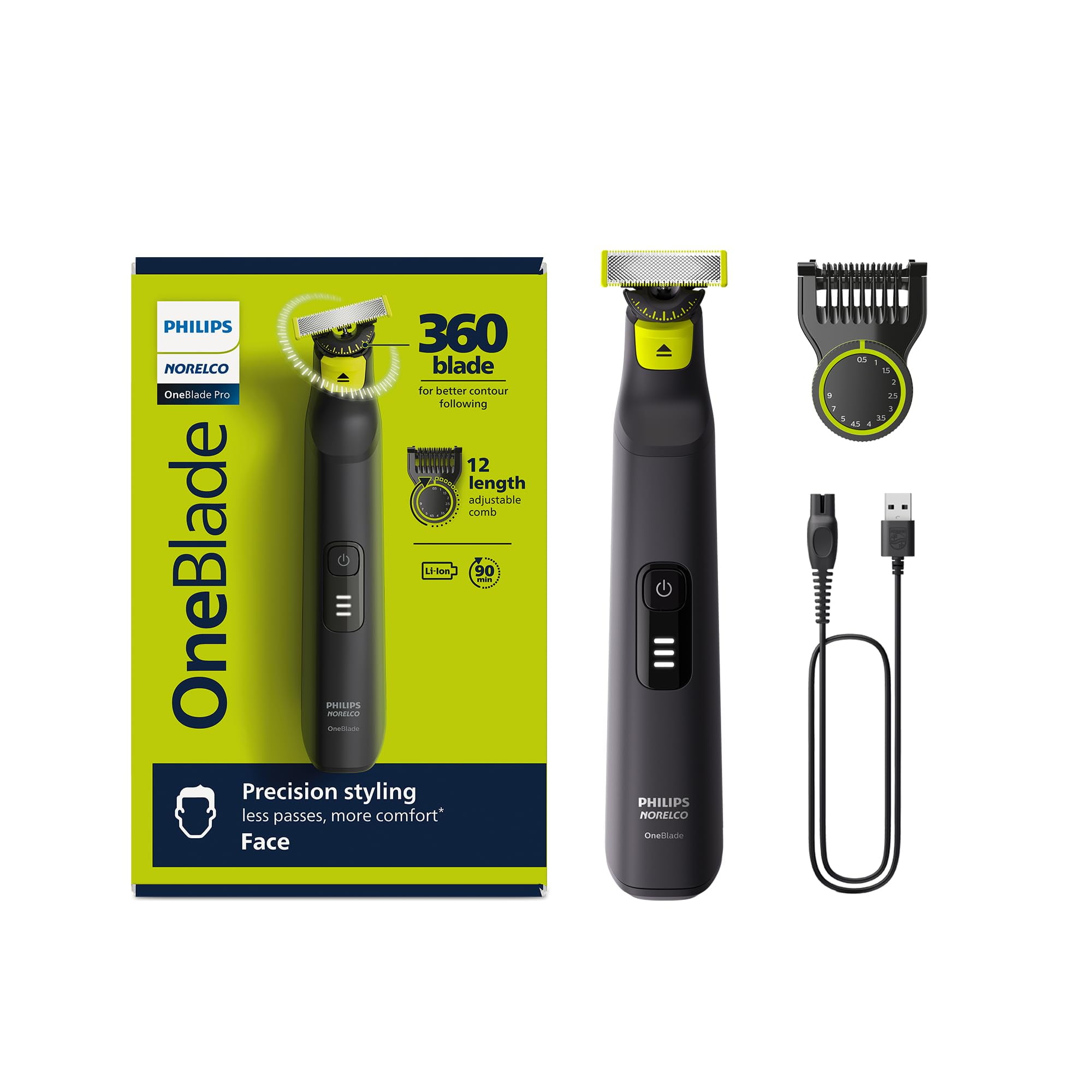 Afeitadora y recortadora eléctrica Philips Norelco OneBlade 360 Pro | Lider