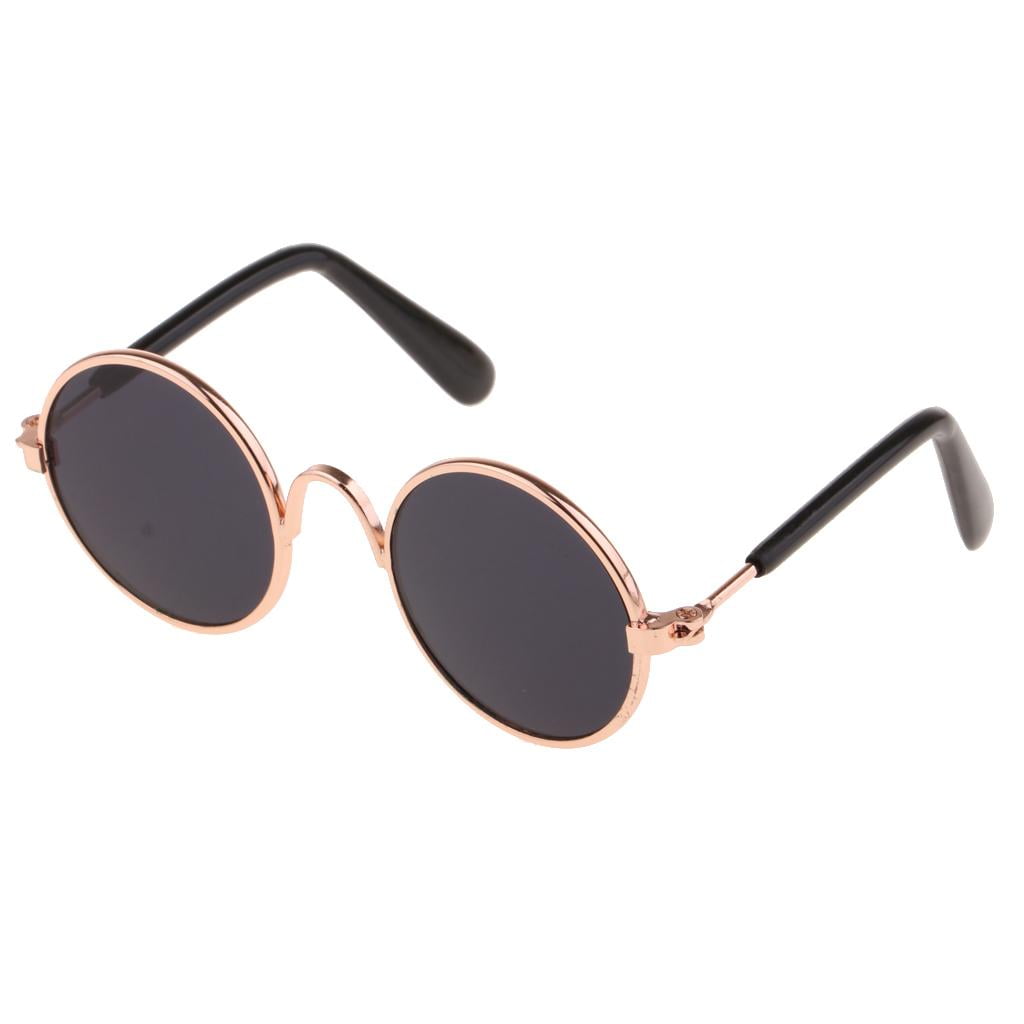 Gafas Para Muñeca BJD, Marco Dorado Para Muñecas Blythe, Color Negro, 1 ...