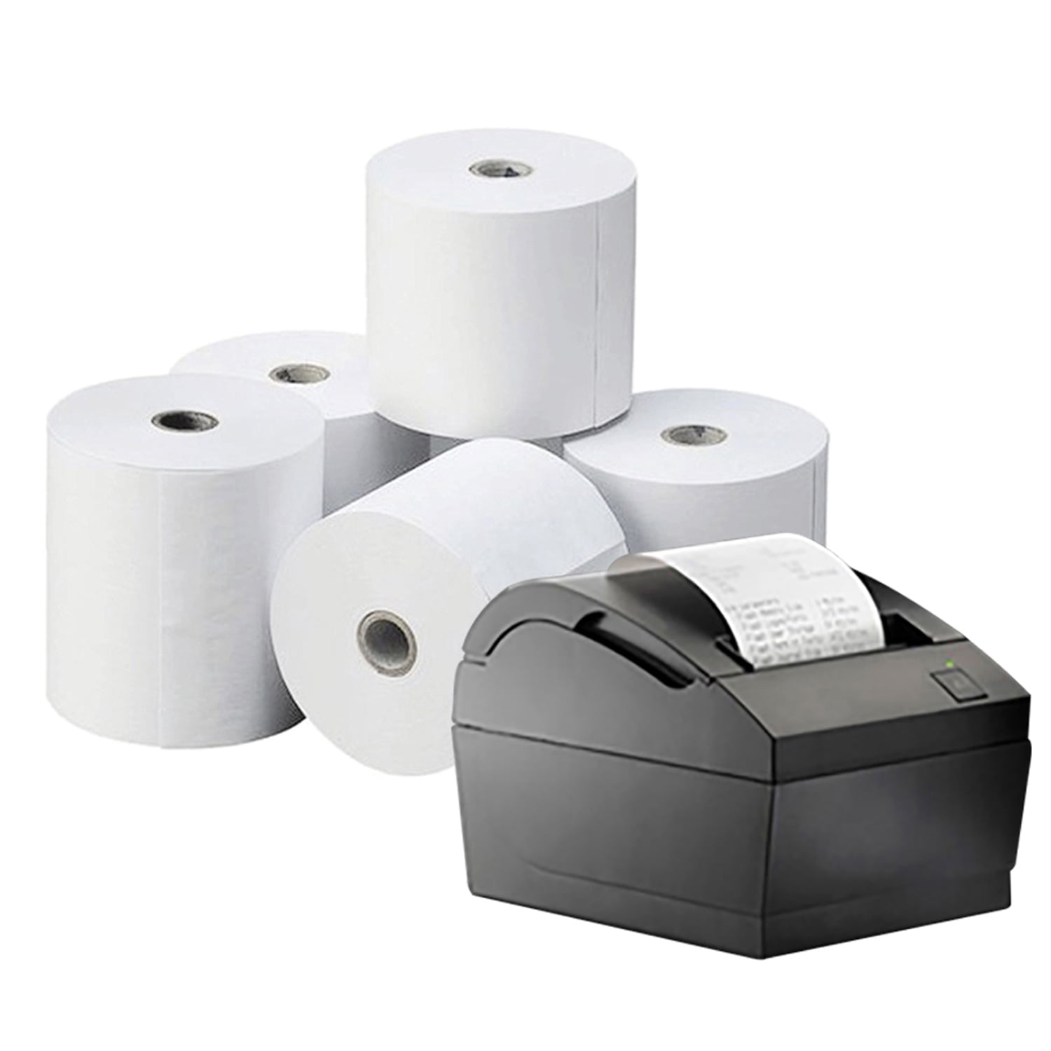 30 Rollos Papel Térmico 80x80 Mm 70grs Blanco Joytek | Lider