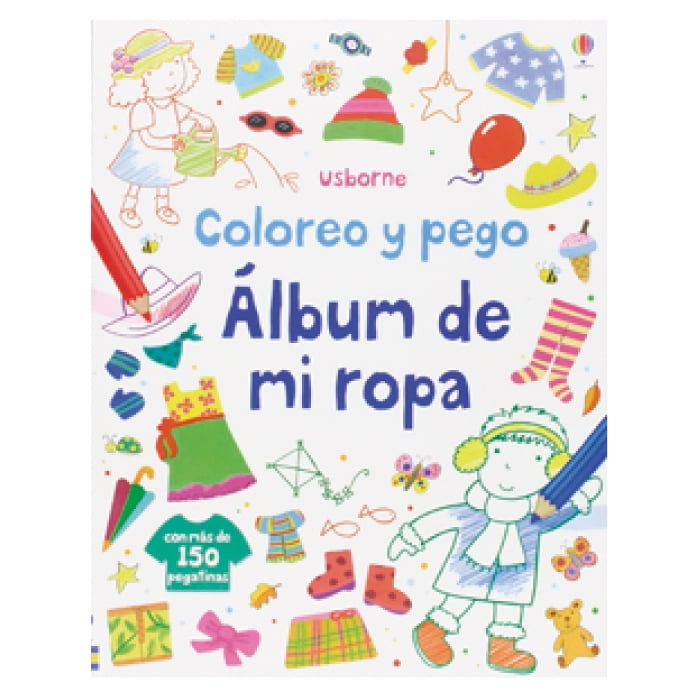 Libro Album De Mi Ropa - Coloreo y Pego | Lider
