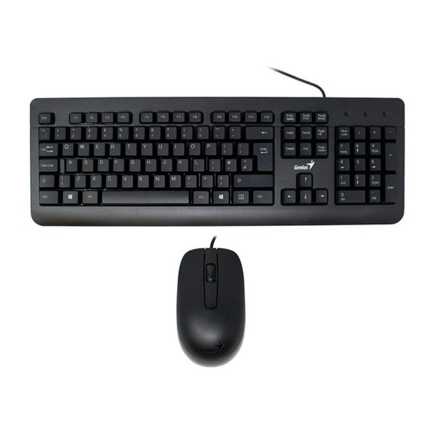 Kit Teclado Y Mouse Alambrico Usb Km-160 Negro | Lider