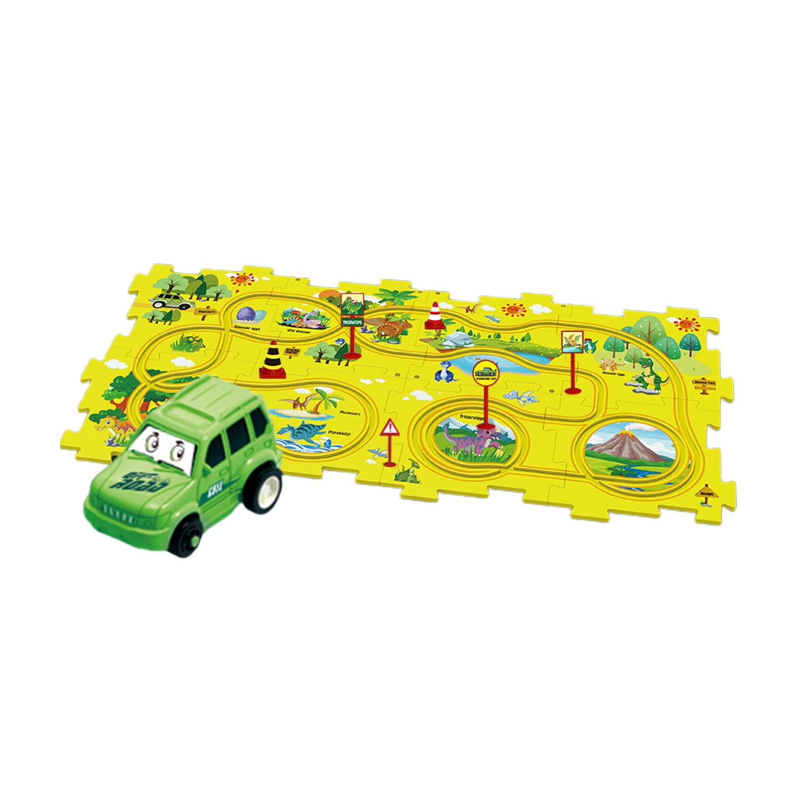 Puzzle Tracks Jigsaw Set Montessori Puzzle Track Toy Para Niños ...